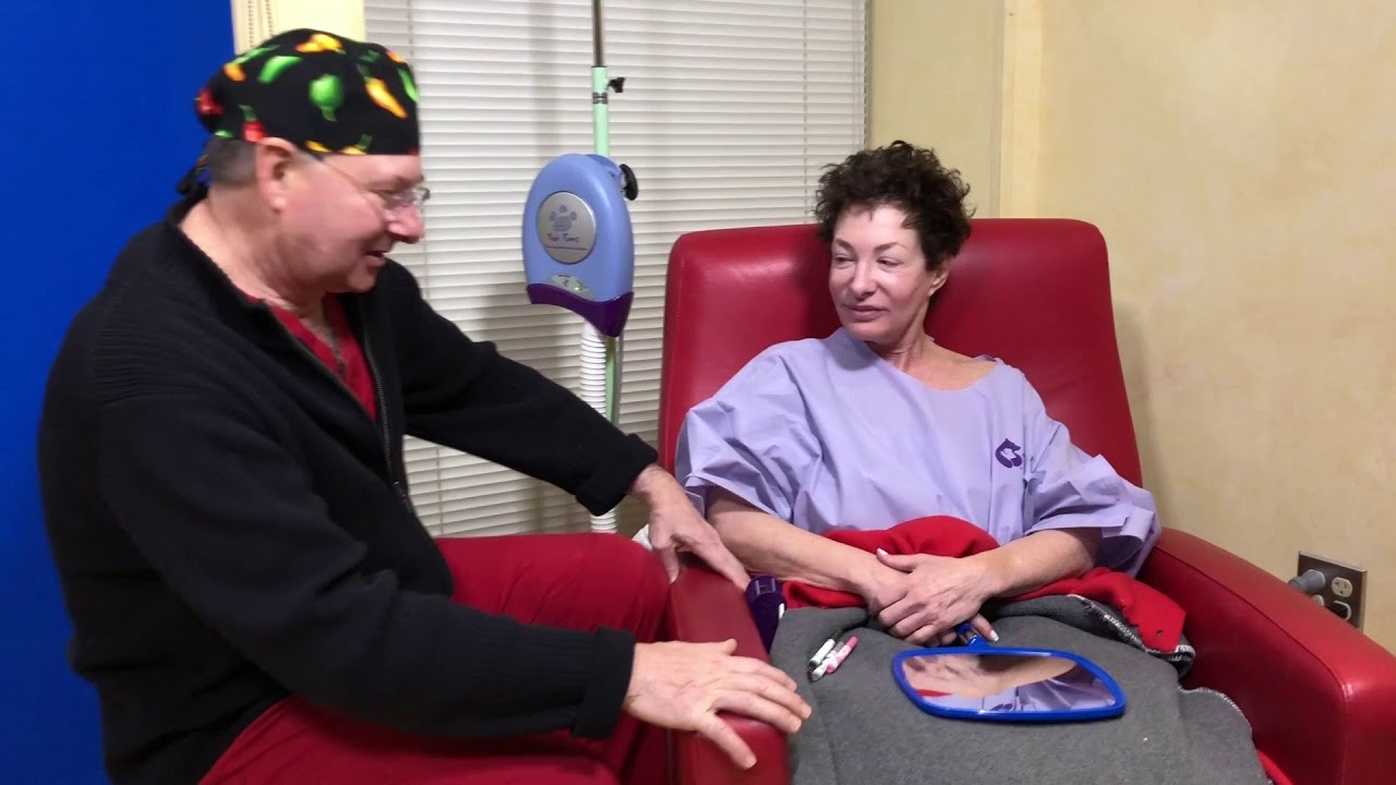 Lauri & Dr. Dean Kane in Pre-Op: Sculptra and Obagi Controlled Depth ...