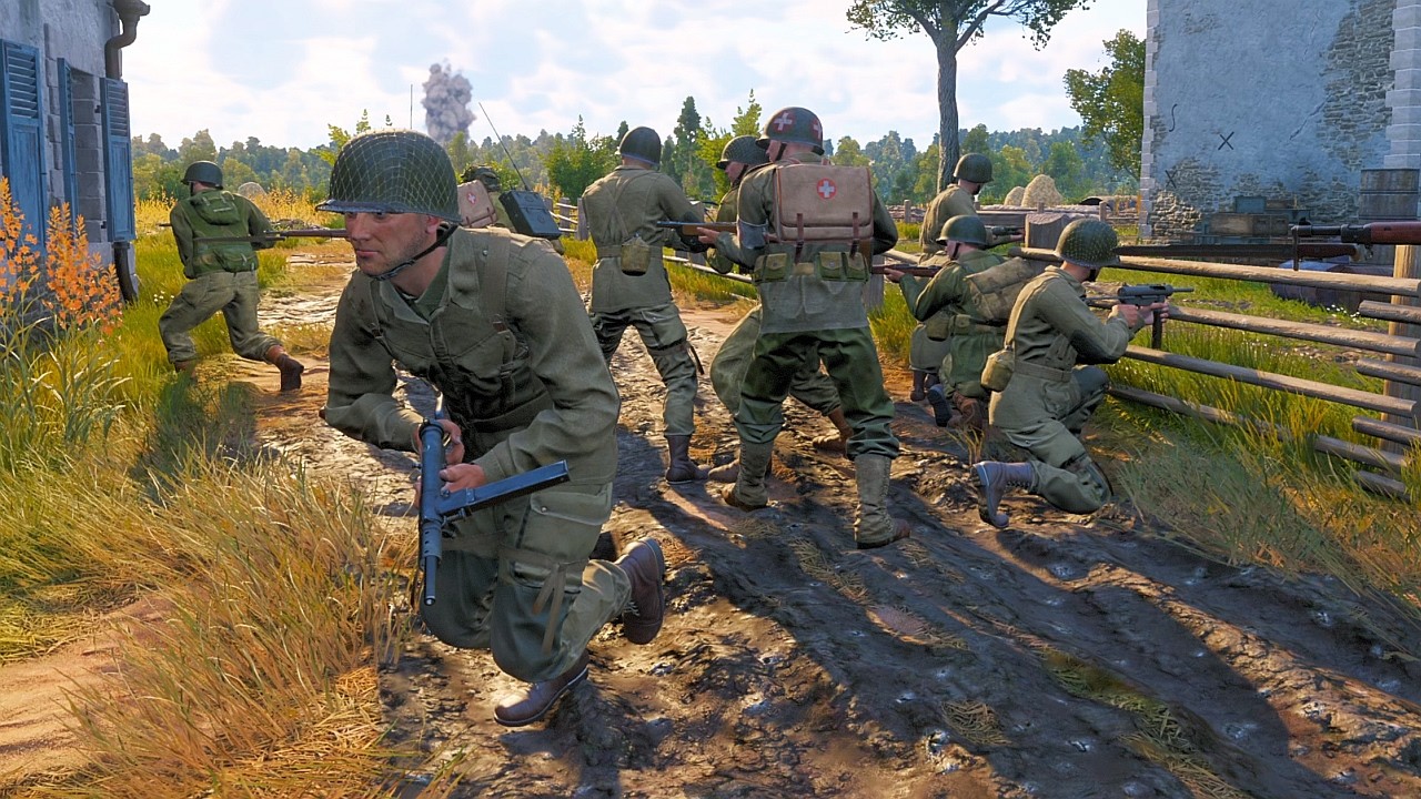 US Army vs Wehrmacht | Enlisted NPC Wars 2 (Invasion of Normandy - Ver ...