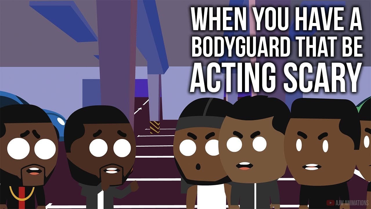 RDCworld1 Animated | When You Have A Bodyguard That Be Acting Scary ...