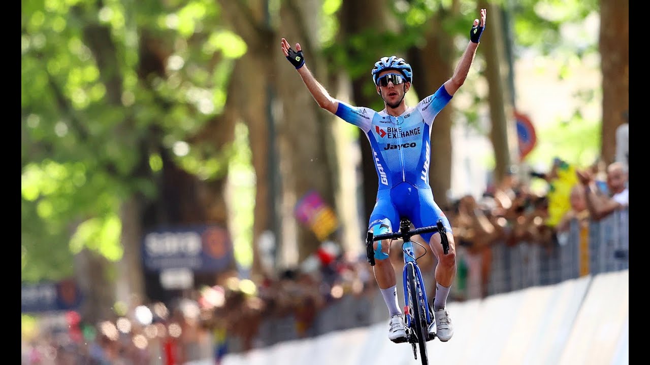 All the inside reaction from Simon Yates's win on stage 14 - YouTube