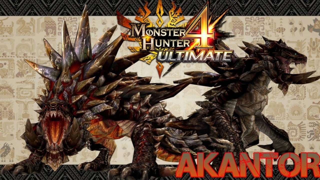 Mi primera batalla con (Akantor) en la cuarta generación [MH4U] - YouTube