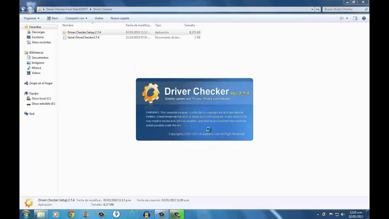 Problema con el Driver Checker - YouTube