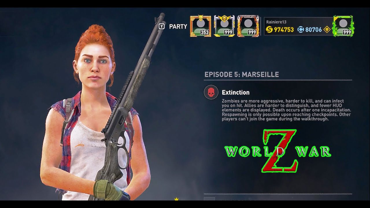 EXTINCTION - Full Run Marseille With Randoms | WWZ Aftermath - YouTube