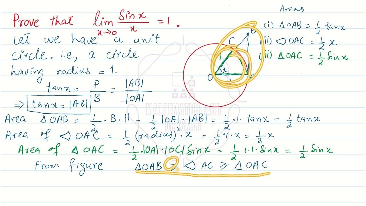 prove-that-limit-x-approaches-0-sin-x-x-1-youtube