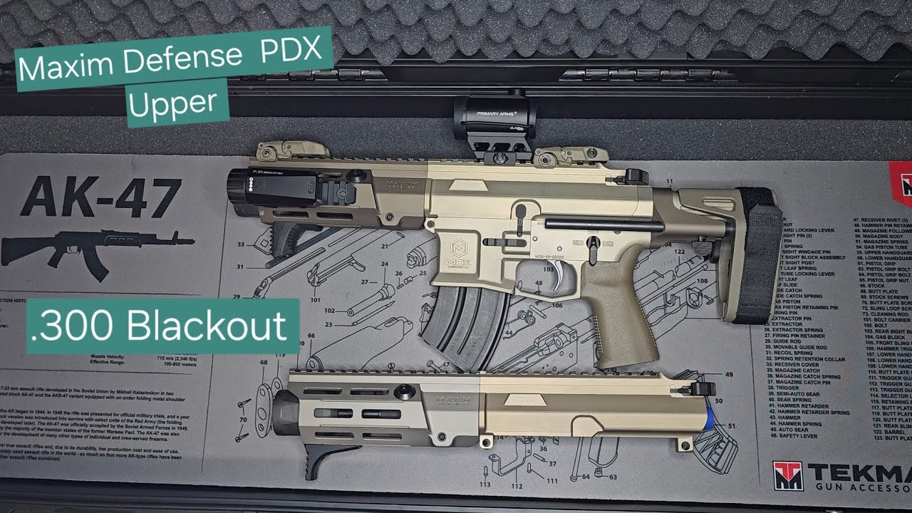 5.5 inch 300 BLACKOUT Upper Reseiver Conversion Kit. Maxim Defense PDX ...