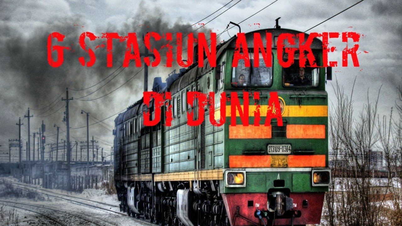 6 stasiun kereta api angker - YouTube