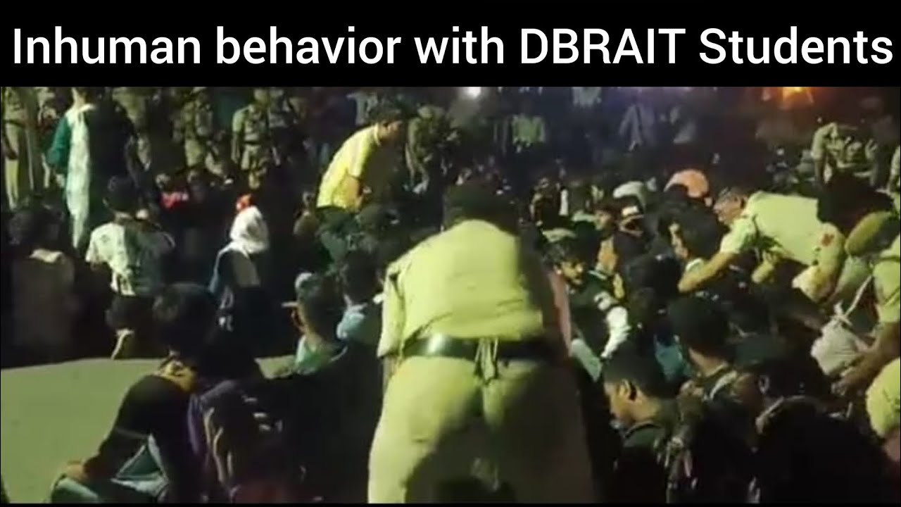 Inhuman behavior with DBRAIT Students.. They're not terrorists. - YouTube