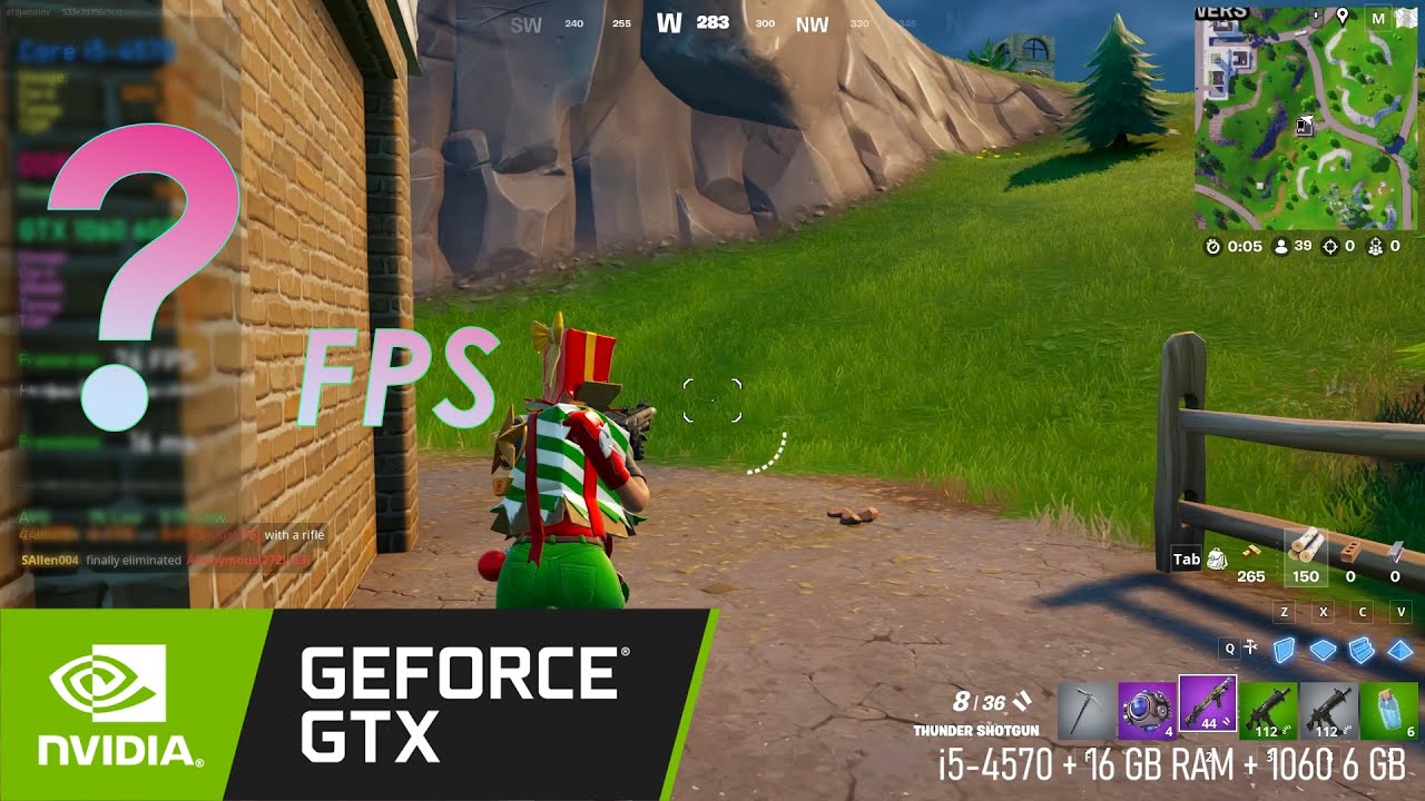 i5-4570 + 16 GB RAM + GTX 1060 6GB | TEST IN FORTNITE ALL PRESETS - YouTube