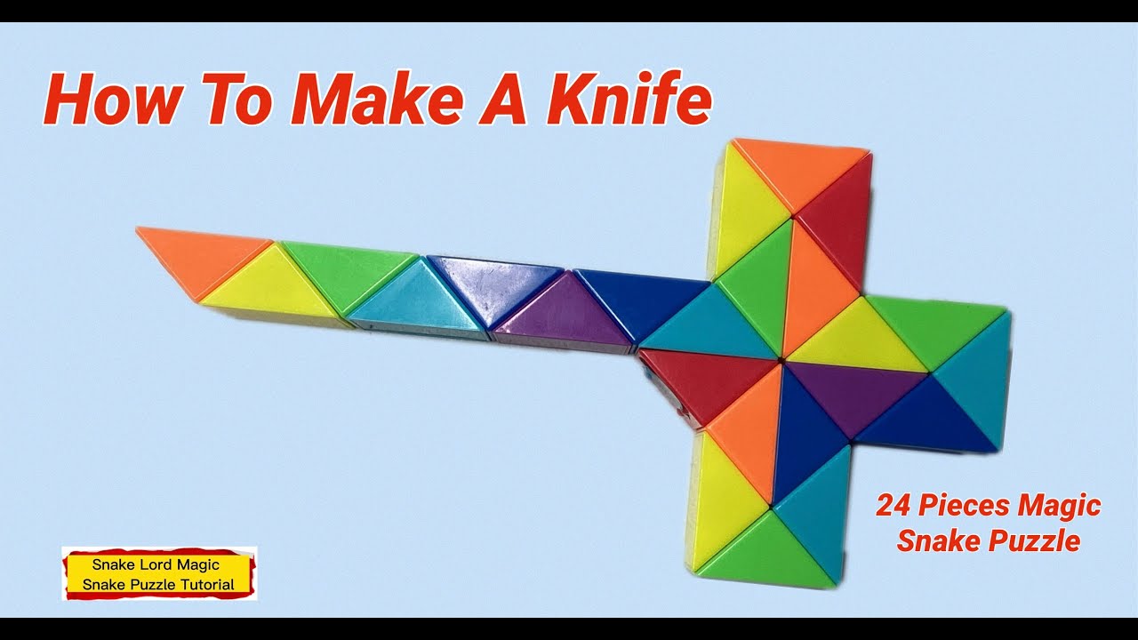 Knife - 24 Pieces Magic Snake Puzzle @snakelordmagicsnakepuzzletutor ...