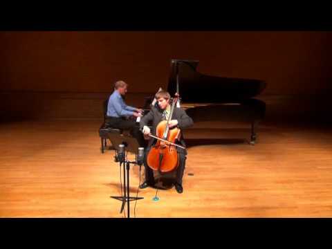 Theo Talley, cello, senior recital, UNT, Denton, Texas - YouTube