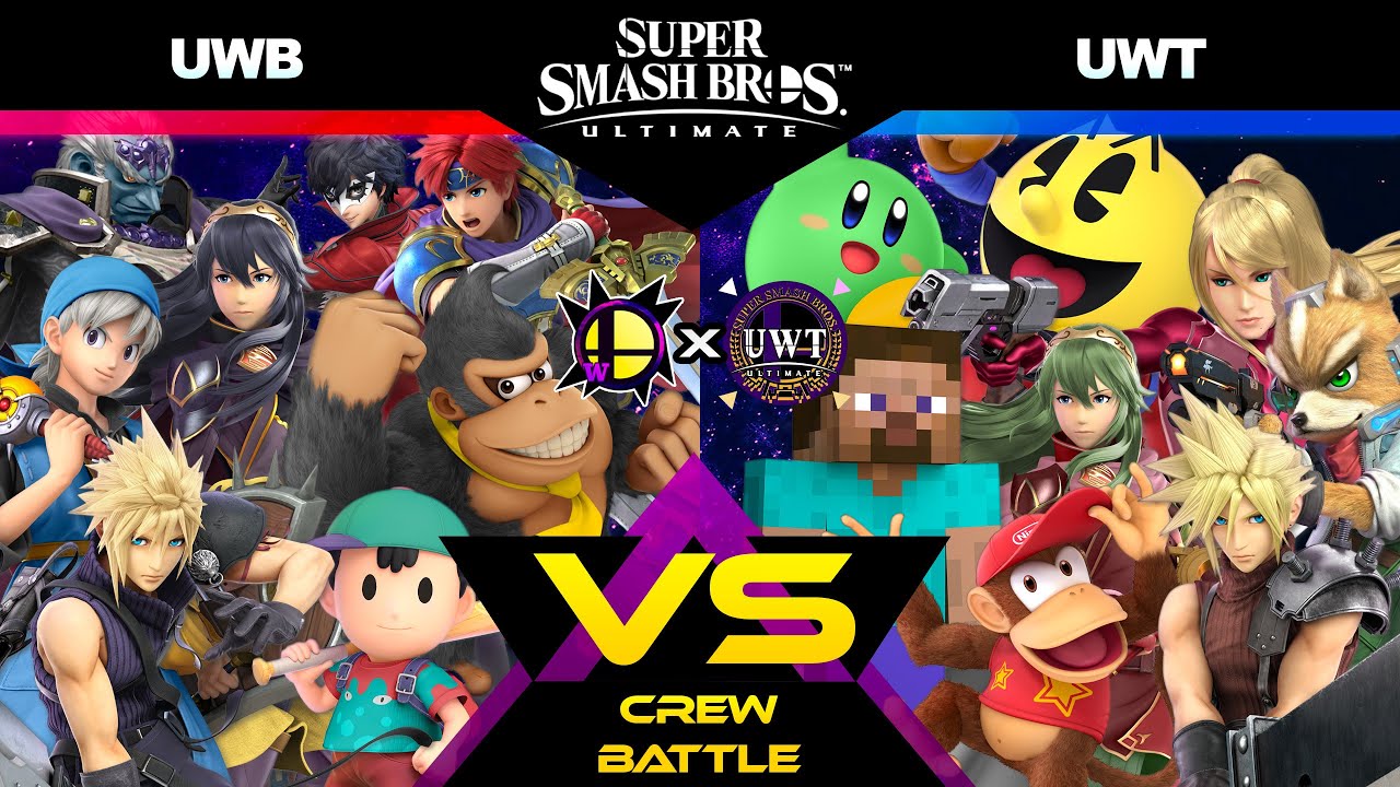 UWB vs UWT Civil War Crew Battle (SSBU) - YouTube