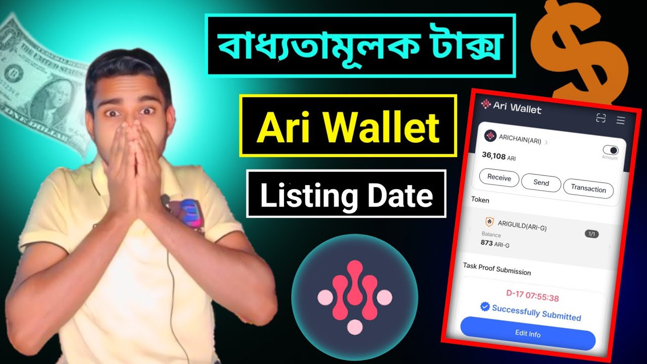 Ari Wallet Mandatory Task ️ Arichain New Update | Ari Wallet Airdrop ...