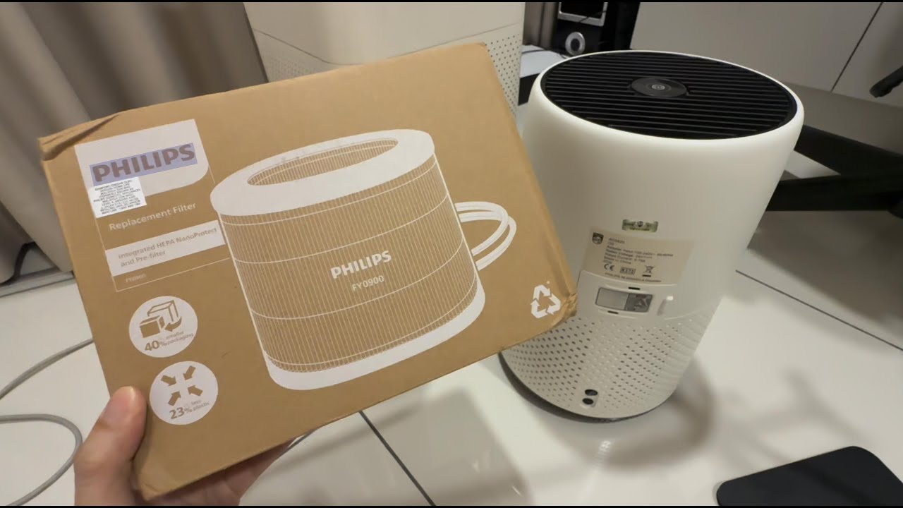 How to Change Filter: Philips AC0820 Compact Series (FY0900/30) - YouTube
