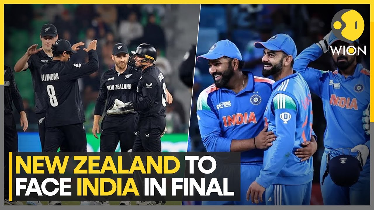 Champions trophy 2025: New Zealand Set To Face India In Finals | Sports ...