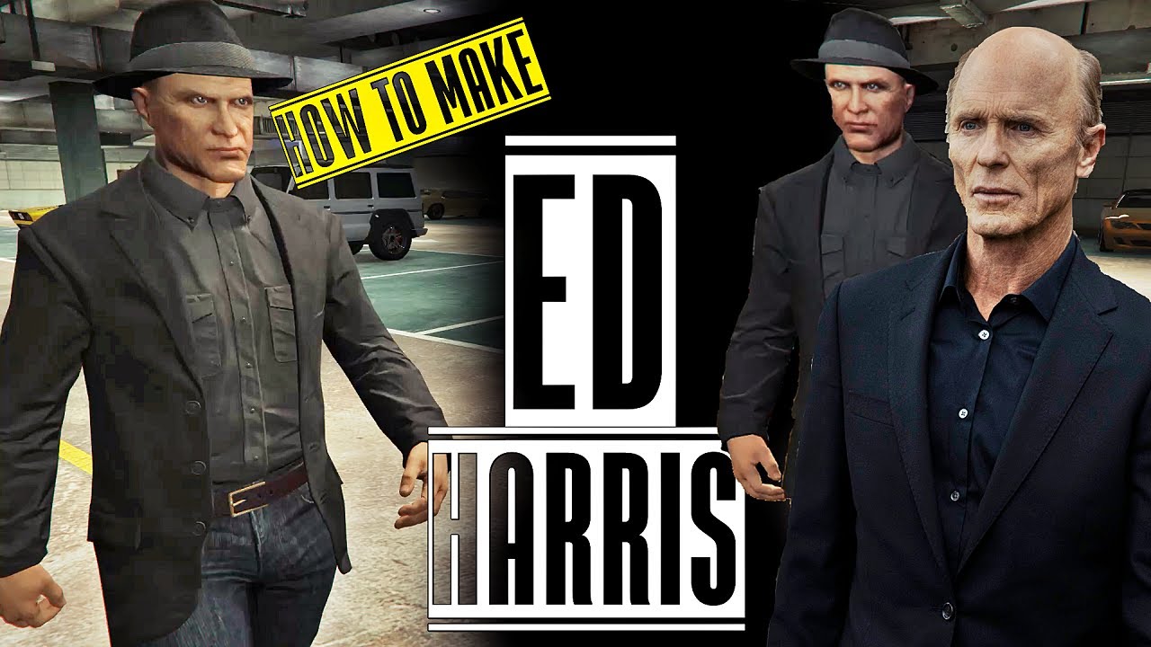 How To Make Ed Harris Character | Gta 5 Online (Creating Characters #8 ...