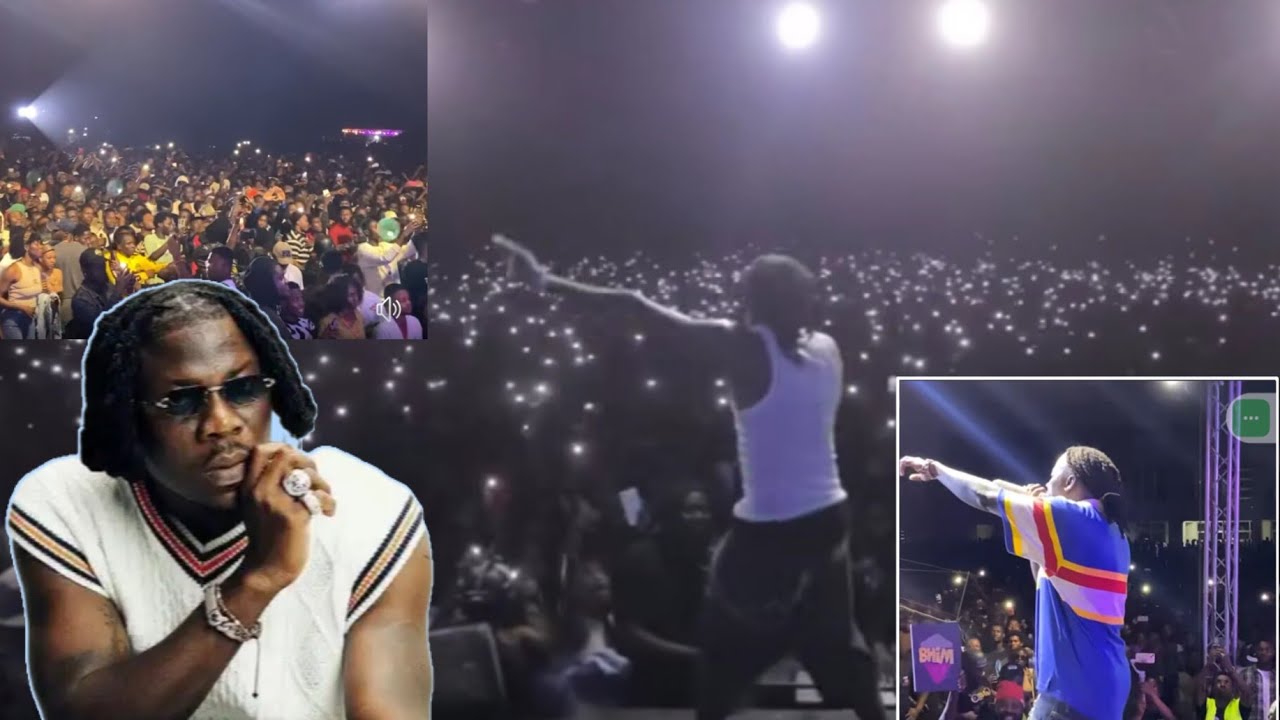 Stonebwoy's magical performance at UEW - Campus Go Rock; see the fans ...
