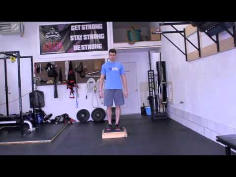 Single Leg Depth Jump to High Jump- (GetFitivity.com) - YouTube