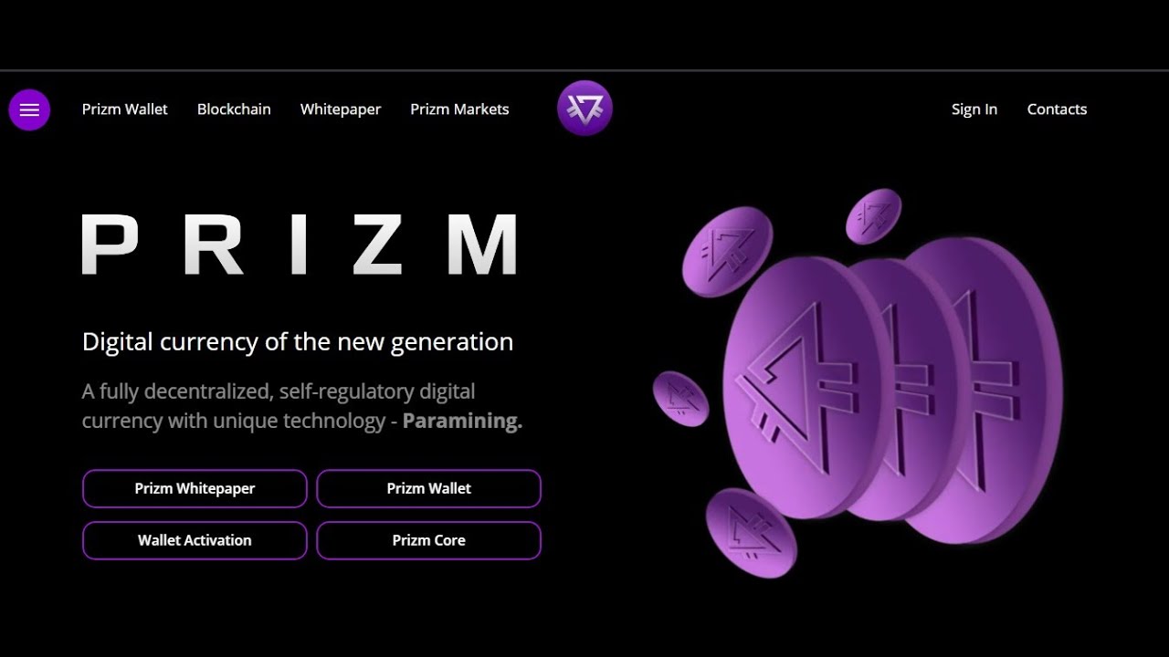 Prizm. Just talk about prizm cryptocurrency. Part I. (eng) - YouTube