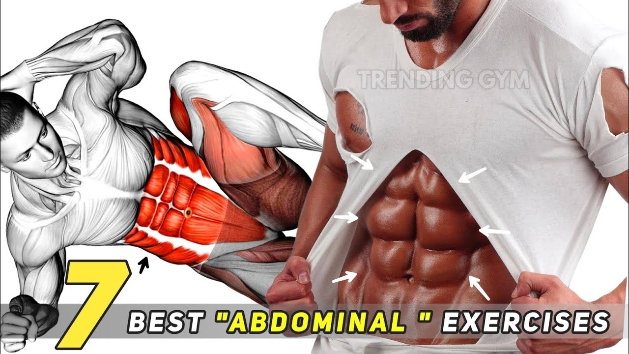 7 Super Effective Abdominal Exercises - Abs Workout - YouTube
