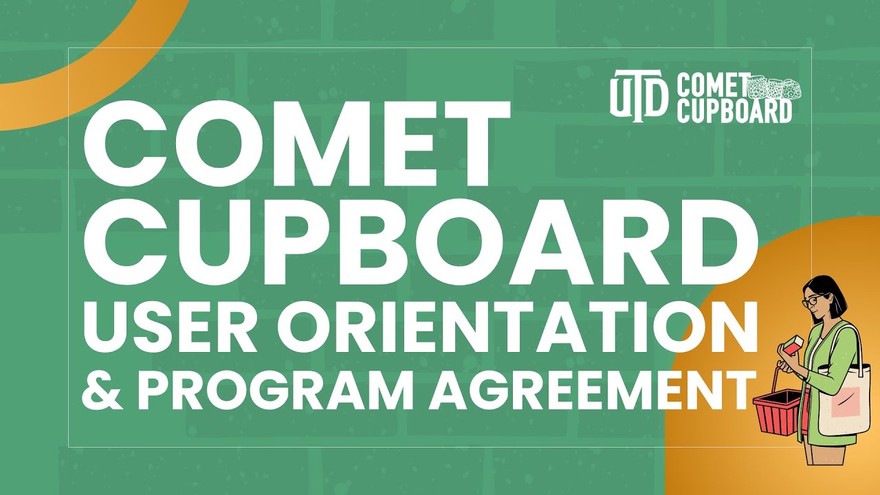 Comet Cupboard User Orientation and Program Agreement - YouTube