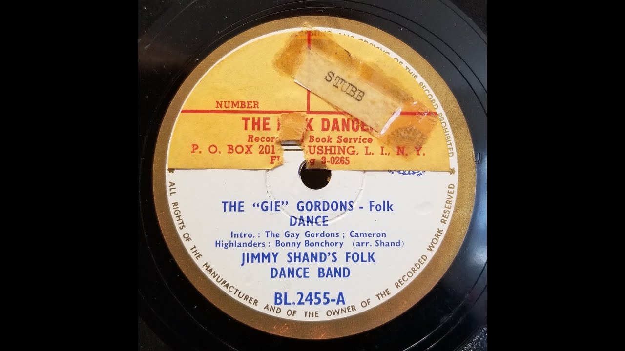 Scottish Accordion: Jimmy Shand / The "Gie" Gordons / 1945 - YouTube