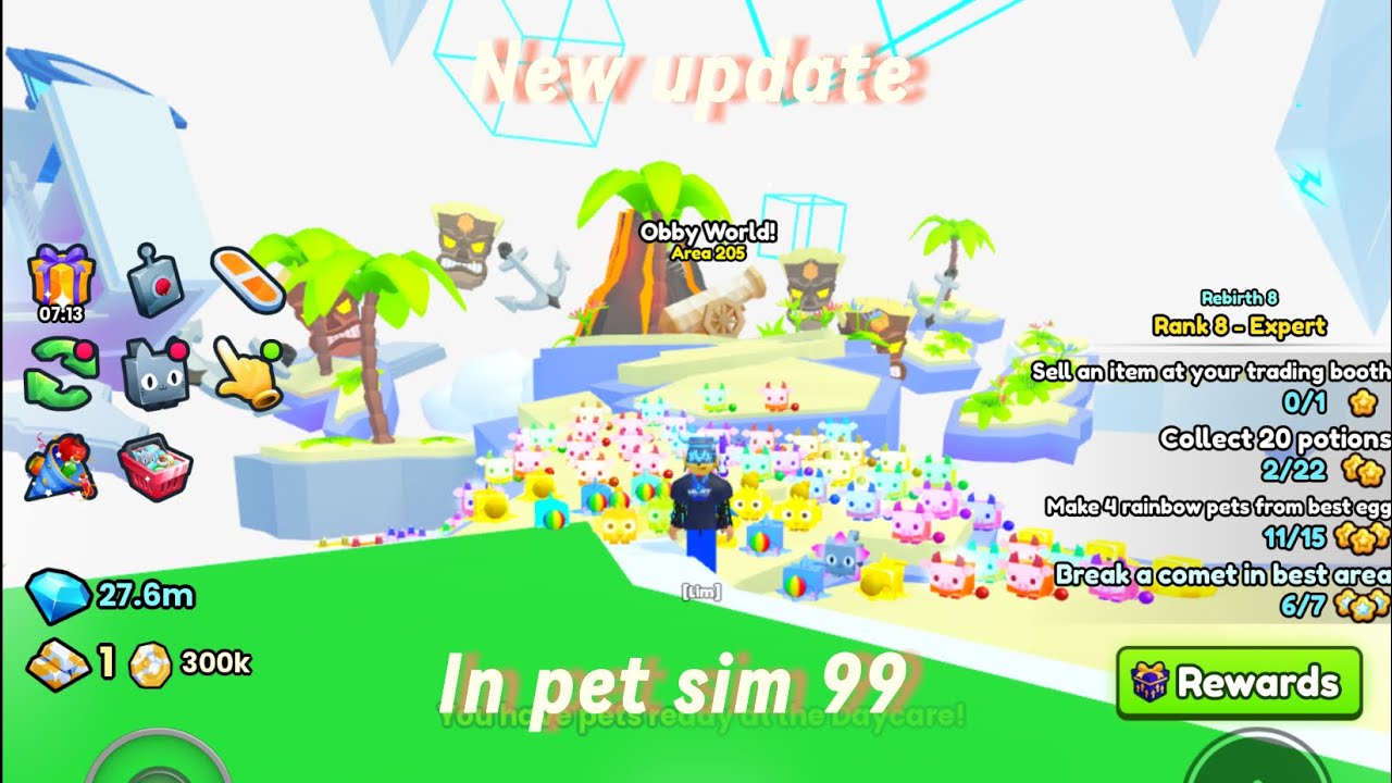 New updated in pet Sim 99 update !!! - YouTube