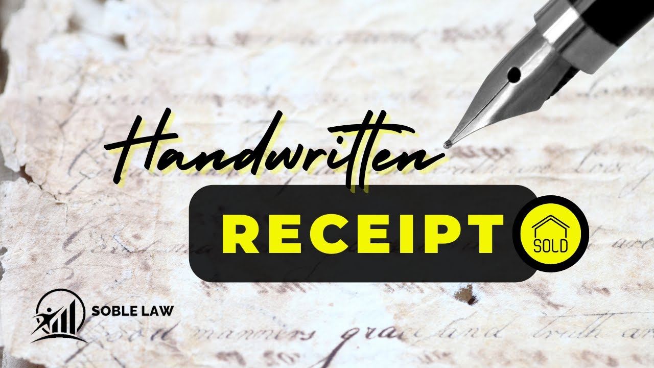 Handwritten Receipt - YouTube