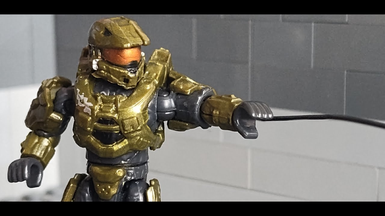 Master Chief Stop Motion Test - YouTube