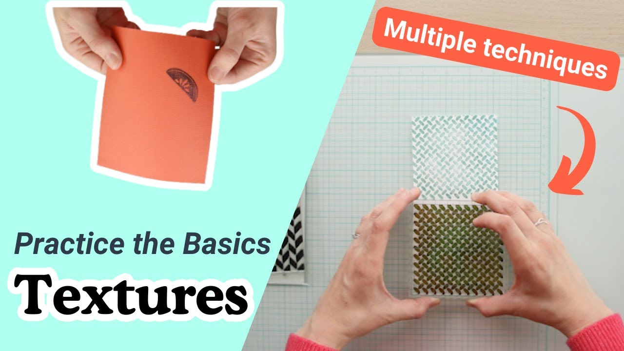 Working with Textures in Card Making | Practice Prompt - YouTube
