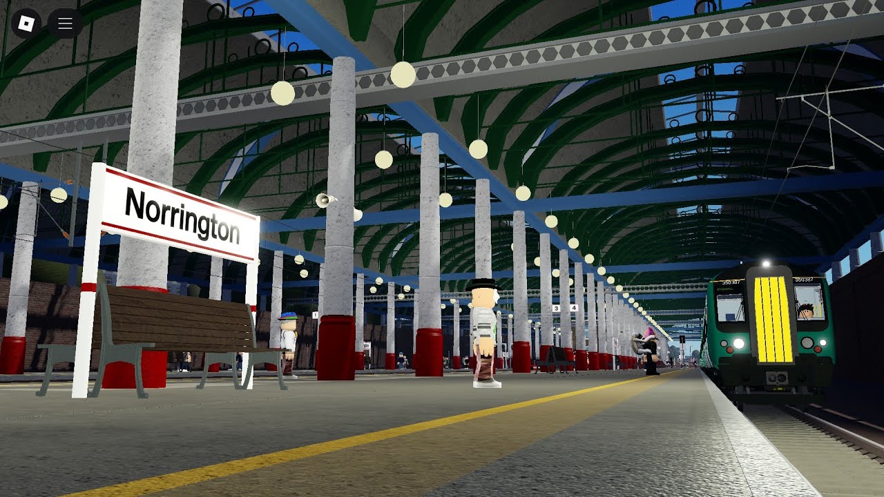 Trainspotting At Norrington In British Railway! (Roblox) - YouTube