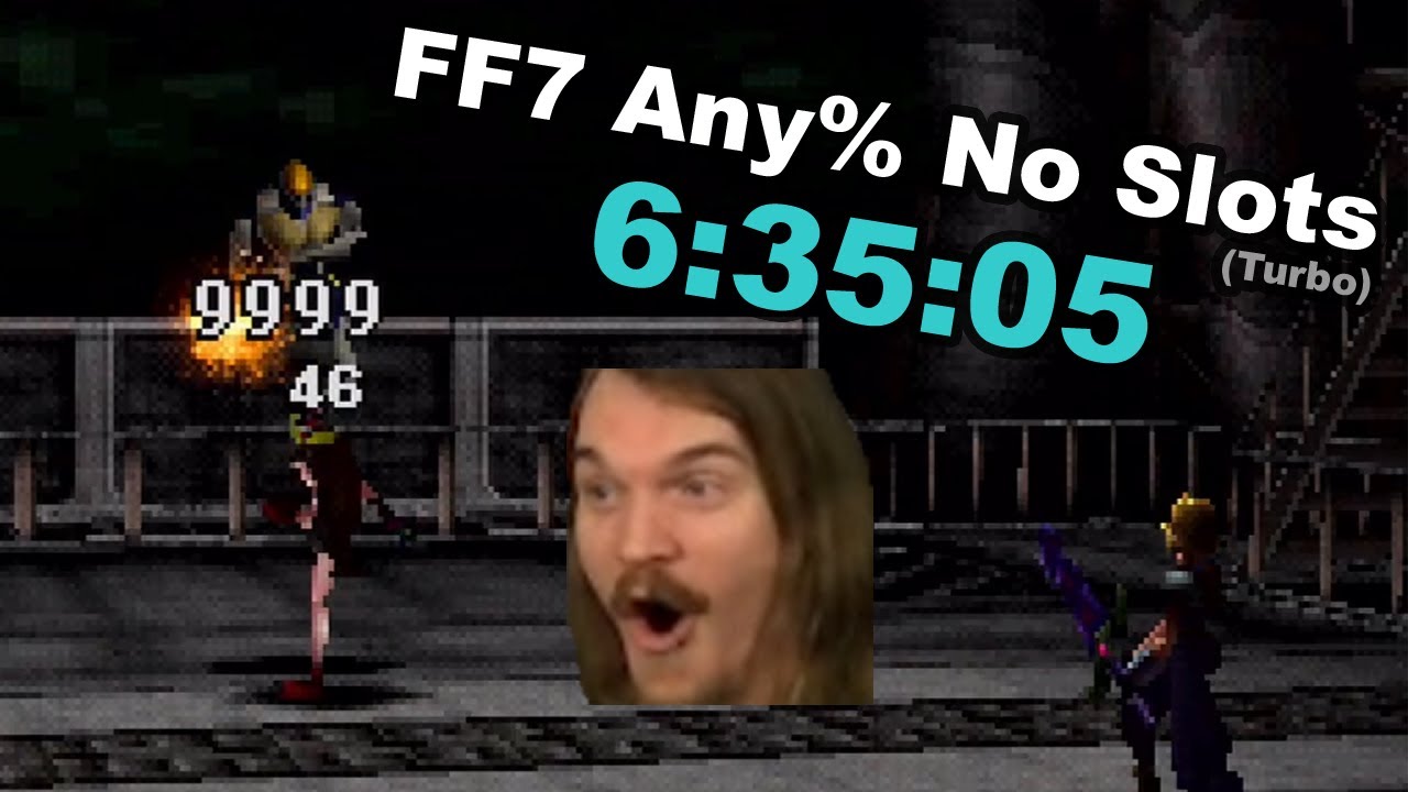 FF7 - PSX Disc - Any% No Slots (Turbo) - PB: 6:35:05 - YouTube