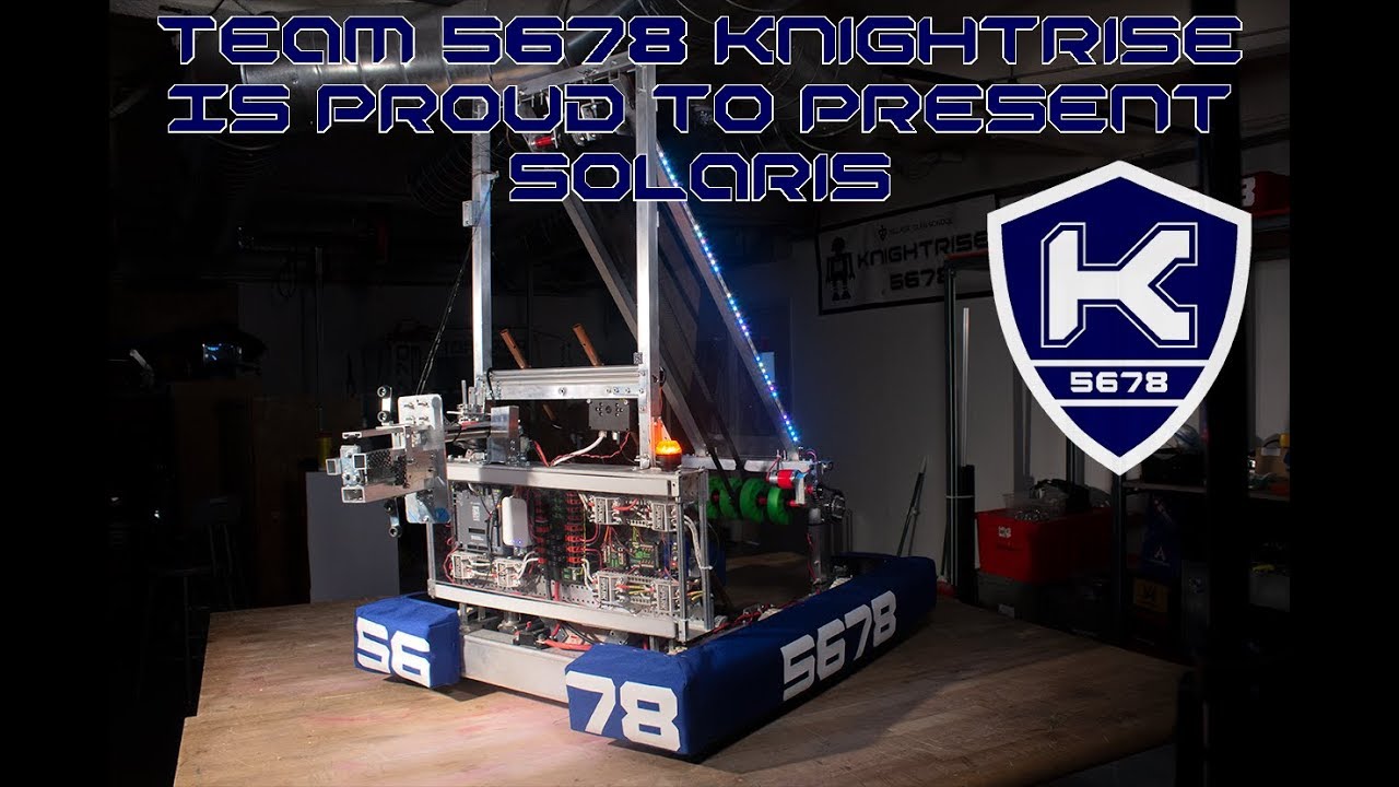 FRC Team 5678 2019 Deep Space Robot Reveal - YouTube
