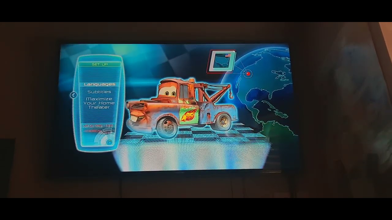 Cars 2 2011 UK Blu-ray Menu Walkthrough - YouTube
