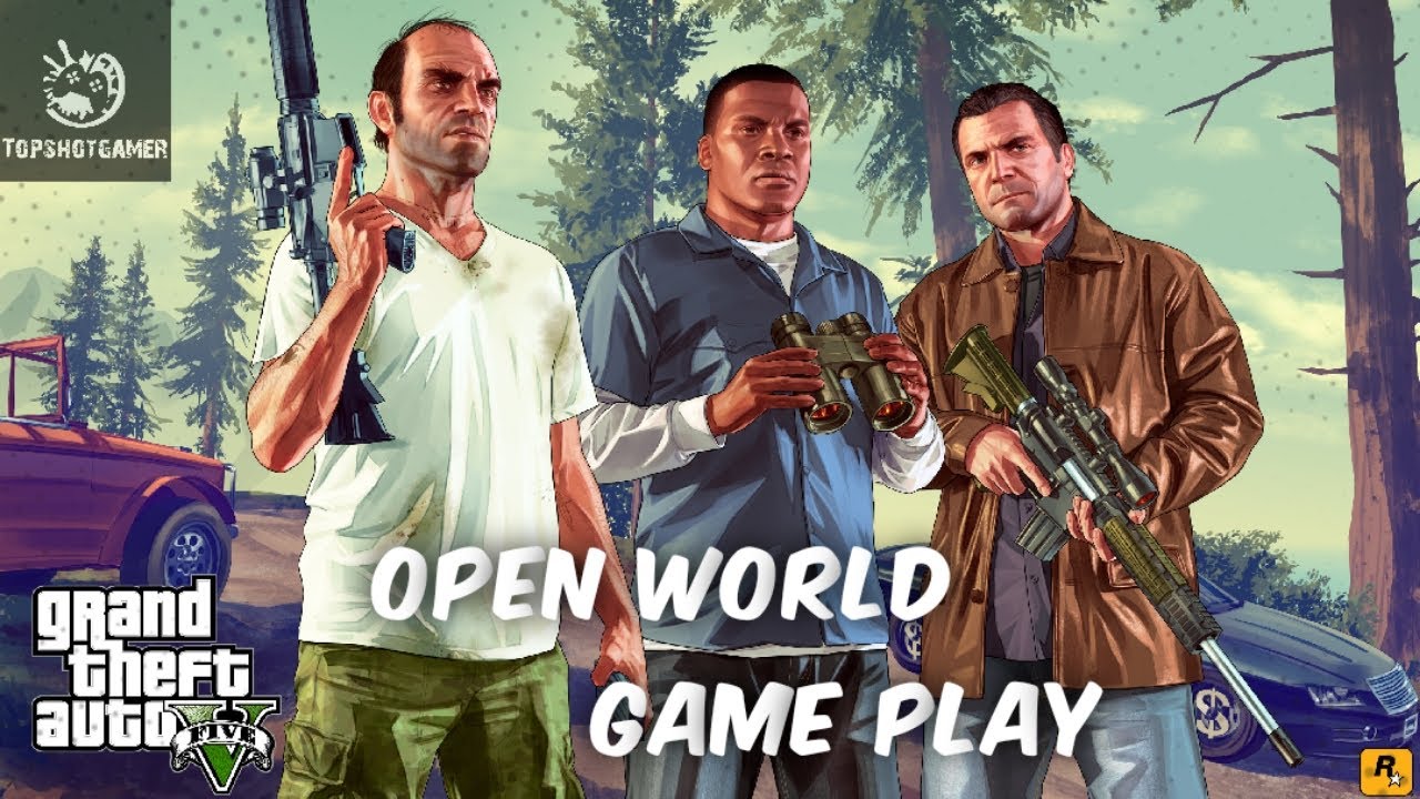 GTA V OPEN WORLD GAMEPLAY (1920 X 1080 FULL HD 60 FPS) - YouTube