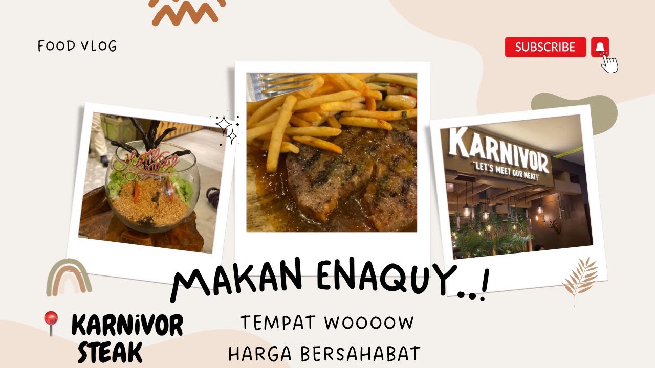 REVIEW KARNIVOR STEAK JAKARTA | KARNIVOR STEAK - YouTube