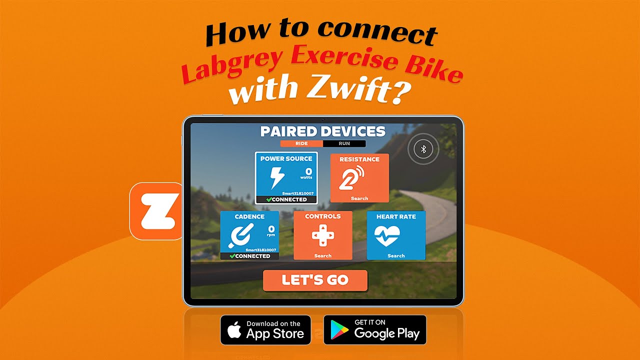 How to connect your Labgrey Exercise Bike with Zwift? - YouTube