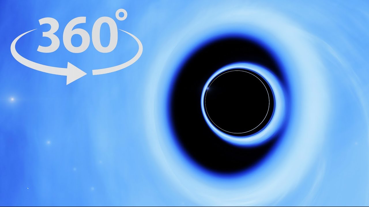 Falling into a Black Hole | 360° VR - YouTube
