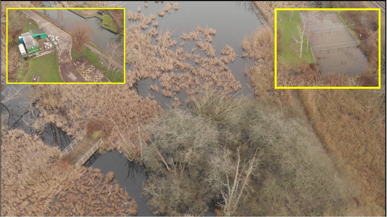 Broxbourne Old Mill & Meadows Car Park - Flooded - YouTube