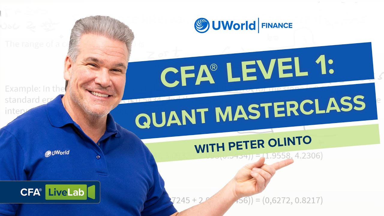 CFA® Level I: Quant Masterclass with Peter Olinto - YouTube