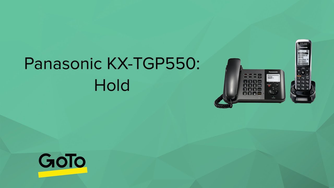 Panasonic KX-TGP550: Hold - YouTube