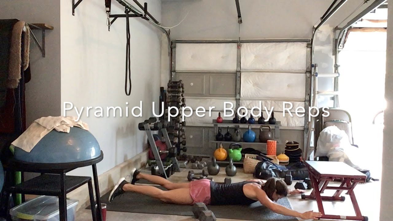 Pyramid Reps Upper Body #withme - YouTube