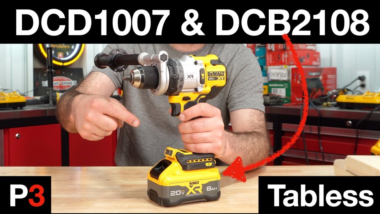 Dewalt DCD1007 & DCB2108 Testing - YouTube