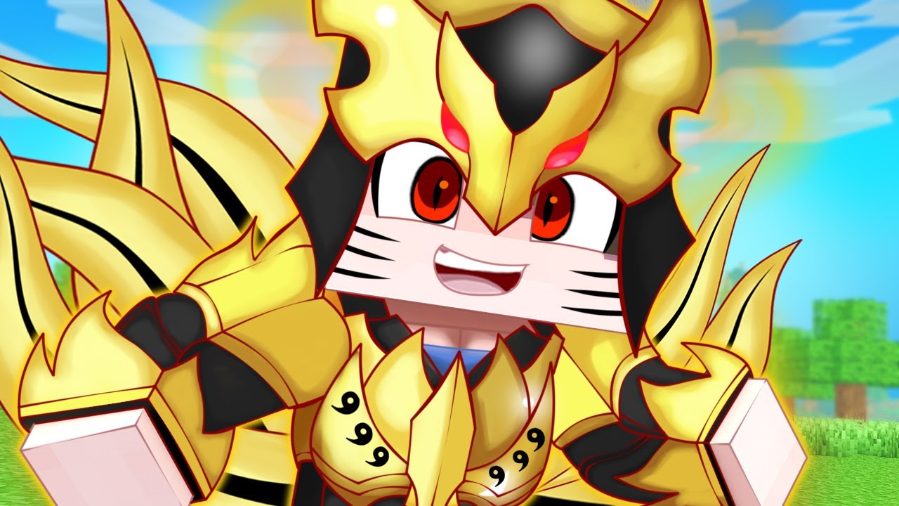 A NOVA ARMADURA da KURAMA PRIME no MINECRAFT NARUTO - YouTube
