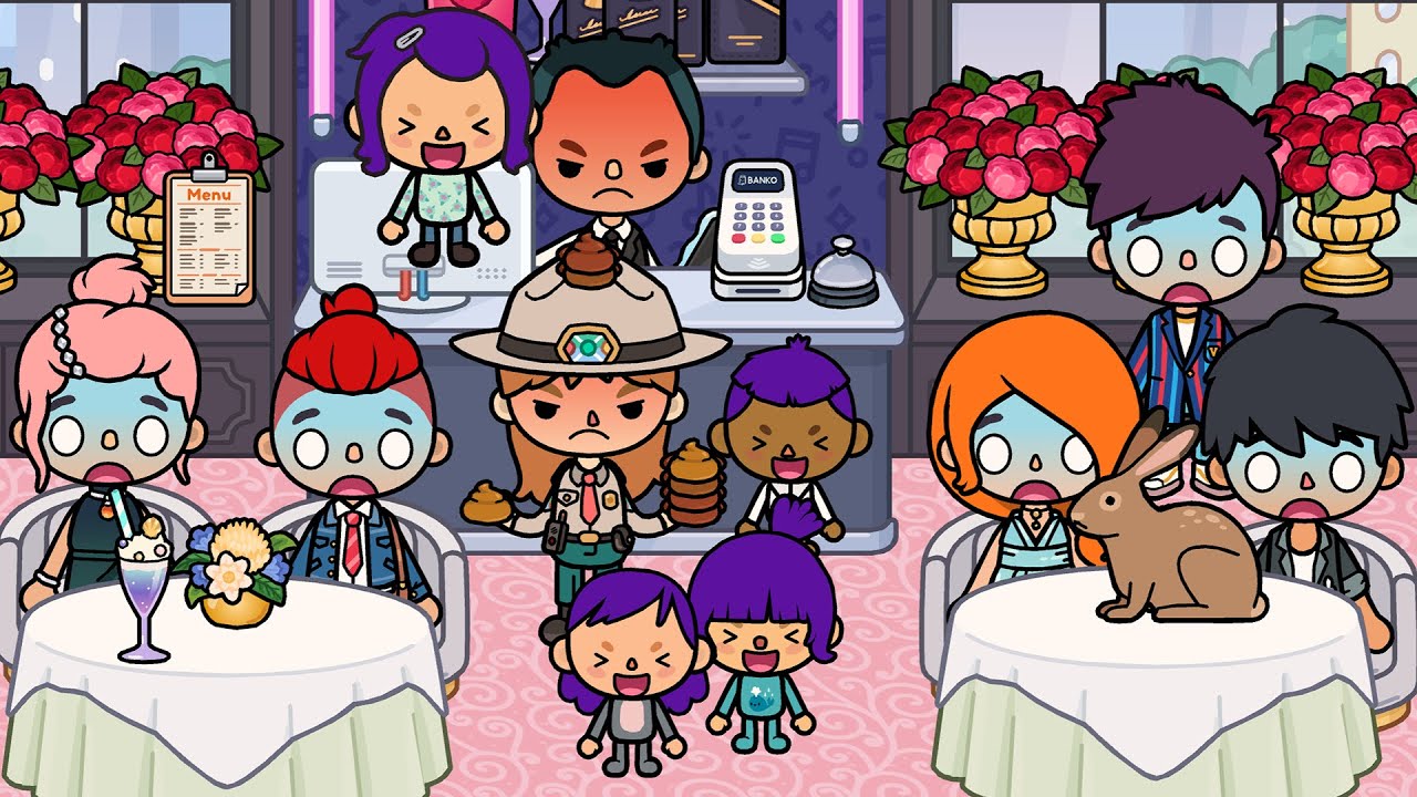 Naughty kids brought a rabbit into a restaurant 🤣😜🤪 | Toca Boca Toca ...