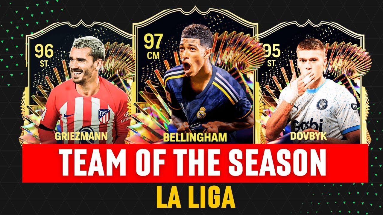TEAM OF THE SEASON | LaLiga | FIFA 24 TOTS | EA FC 24 TOTS 🔥⚽ ft ...