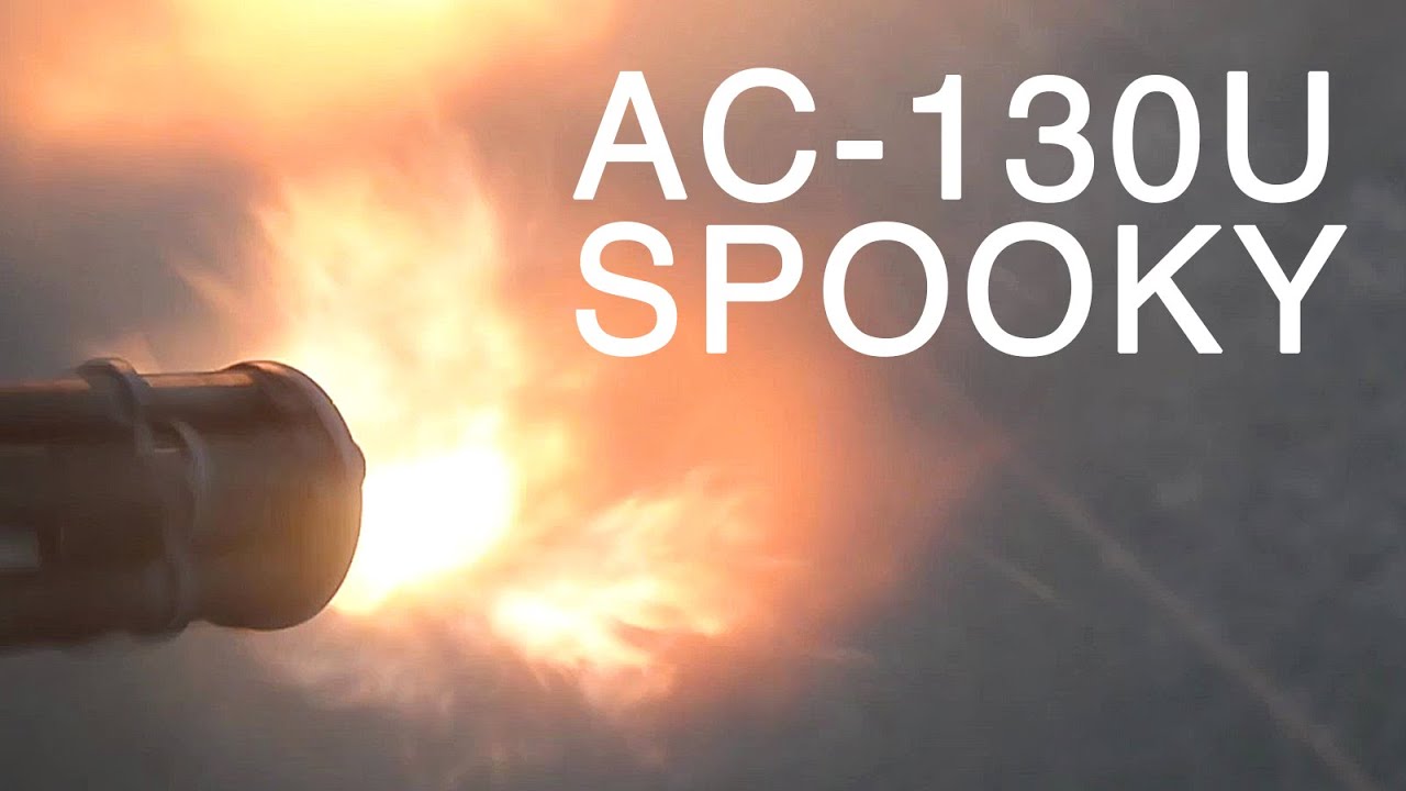 Air Force AC-130U Gunship Close Air Support Live-Fire Training – The ...