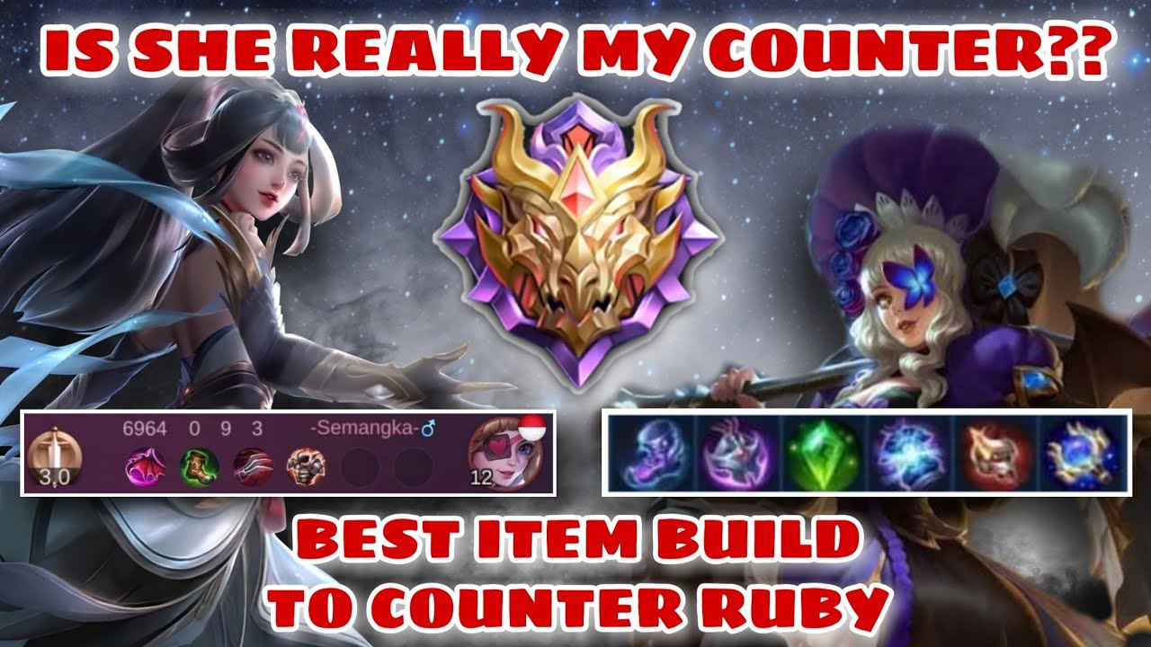 GUINEVERE BEST BUILD TO COUNTER RUBY - SHE CAN'T REACT - USE THE BUSHES ...