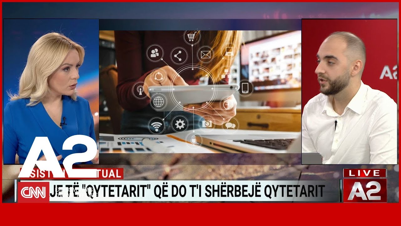 "Koka e inteligjencës së AKSH-it në A2 CNN", një asistent virtual për ...
