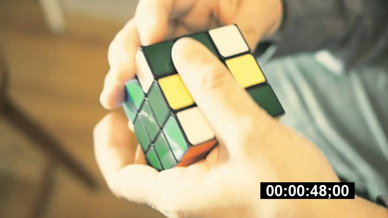 My failed attempt at solving a rubik's cube under 2 min (2:04!) - YouTube