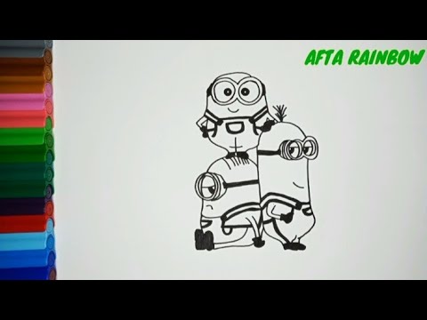 Minion | Ayo Melukis, Menggambar & Mewarnai Minion dengan Simple, untuk ...